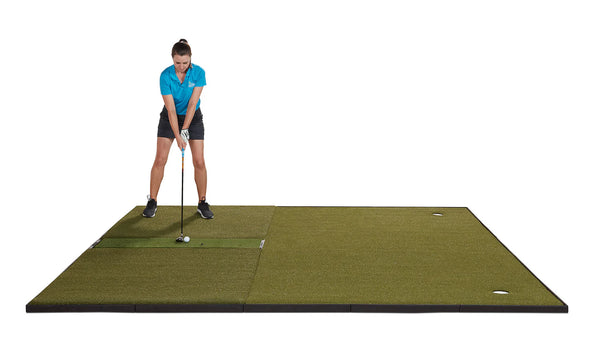 Fiberbuilt Grass Series Combo Mat System - Center Hitting - 10'X10 ...