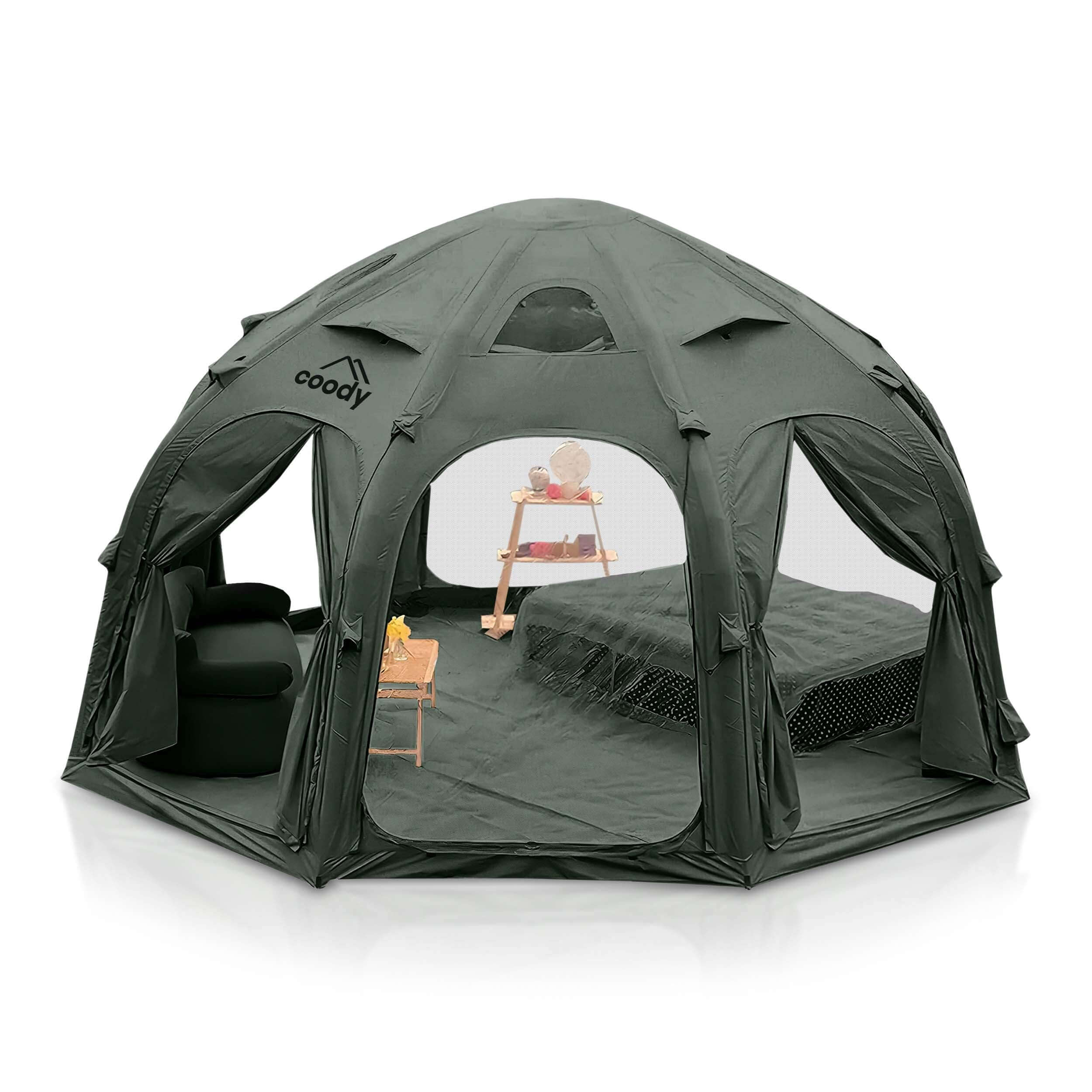 Coody Dome | RBM Outdoors Octopus - Inflatable tent for 2-4 person (Fo ...