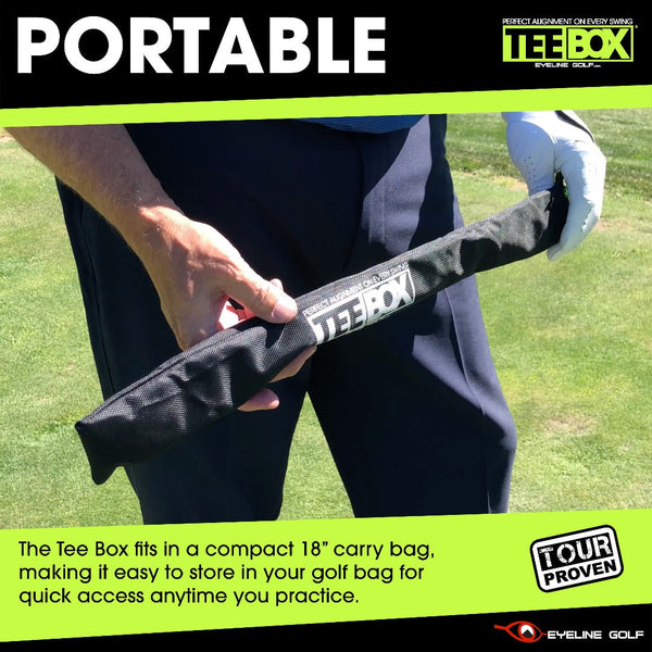 EyeLine Golf Tee Box Alignment Station – Big Horn Golfer