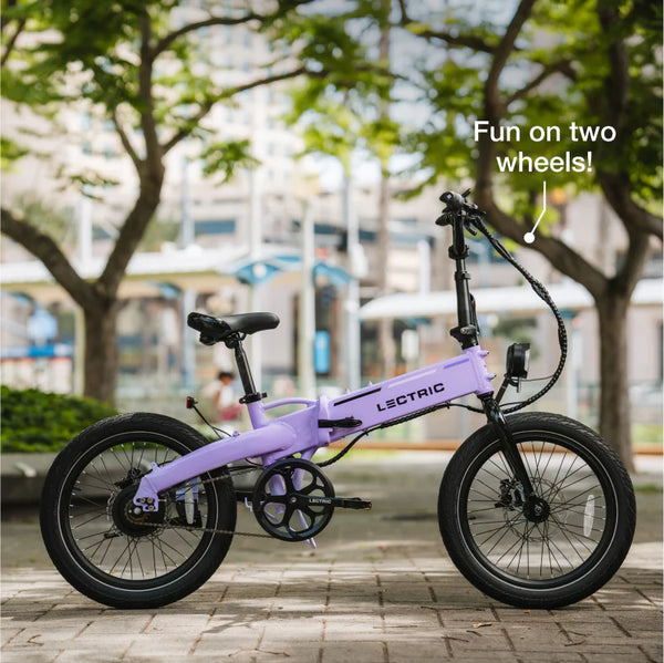 Lectric XP Lite2 Lavender Haze Long-Range eBike – Big Horn Golfer
