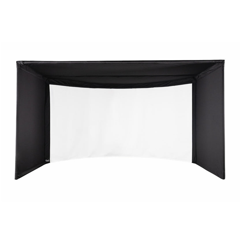 Carl's Place Curved Golf Simulator Enclosure Kit with Impact Screen ...