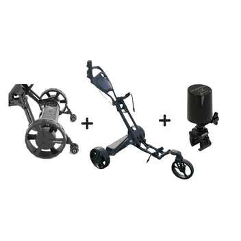 Electric Golf Push Carts | Motorized Golf Push Carts – Big Horn Golfer